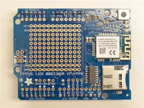 Assembly Adafruit Winc1500 Wifi Shield For Arduino Adafruit Learning System