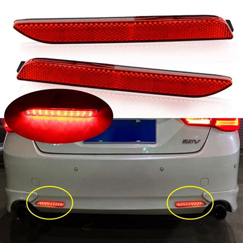 자동차 Led 리어 범퍼 리플렉터 브레이크 라이트 램프 도요타 Alphard 2015 2018 마크 X 2010 2017