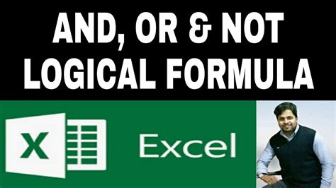 And Or Not Logical Function In Excel Logical Function Part 2 Ekaam Education Institute