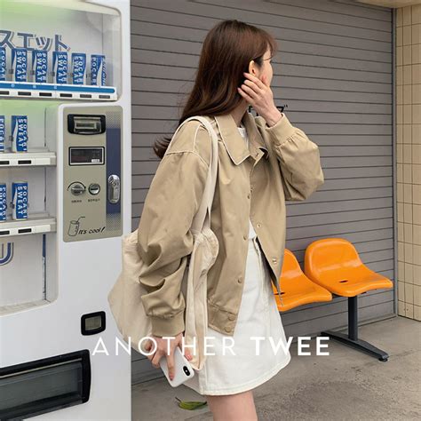 어나더트위 배색점퍼 오늘출발🚀 제작[tjp0088] 로파니 스타디움 점퍼 블루종점퍼 바시티자켓 간절기아우터 간절기점퍼 캐주얼점퍼