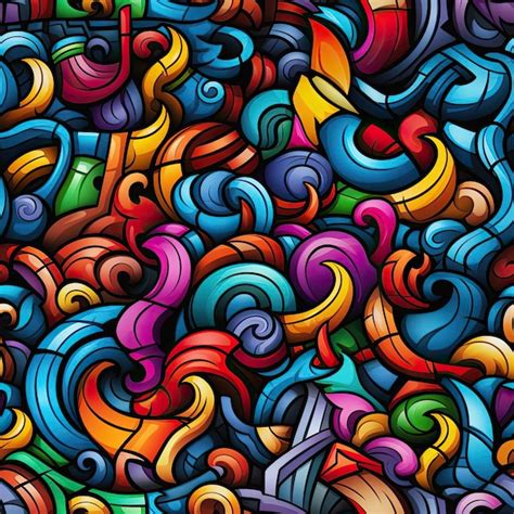 Premium Ai Image Vibrant Abstract Background With Curvilinear Forms
