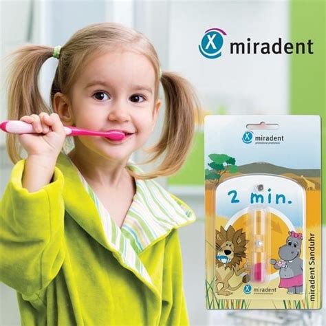 Дитячий годинник пісочний для контролю часу чищення зубів Miradent Sanduhr 2 Min — купити на Eva