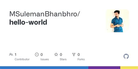 Muhammad Suleman On Linkedin Github Msulemanbhanbhrohello World