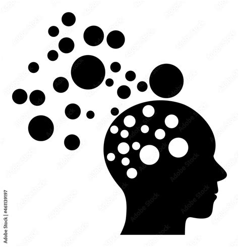 Man Idea Generation Icon With Flat Style Isolated Vector Man Idea