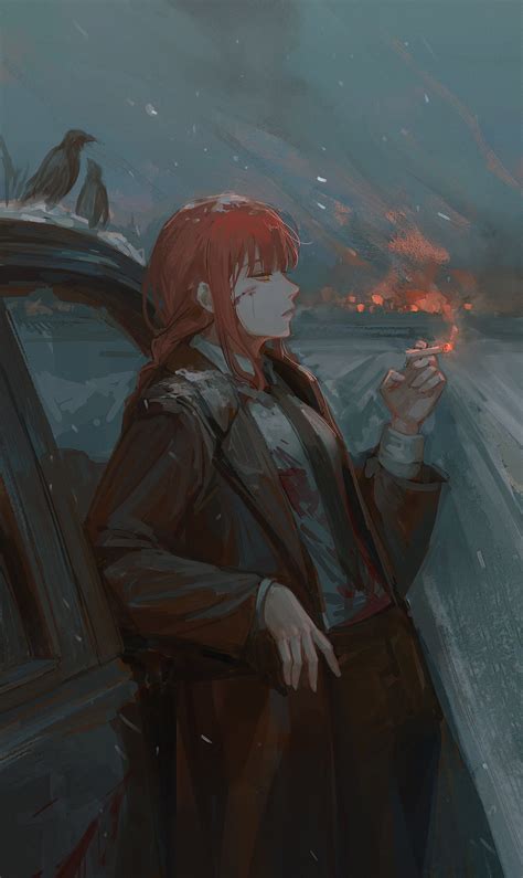 Makima Chainsaw Man Drawn By Solraka Danbooru