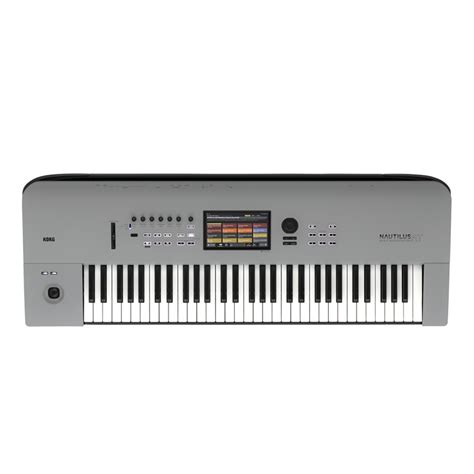 Korg Nautilus At 61 Key Synthesizer Workstation Limited Edition Gray City Music Singapore