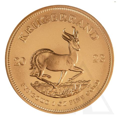 2023 1 Oz Gold Krugerrand Coin Rand Refinery Au Bullion Canada