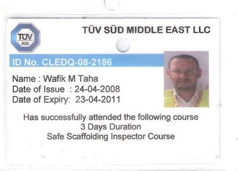 Vbekker Mba Scaffolding Inspector Certificate Pdf