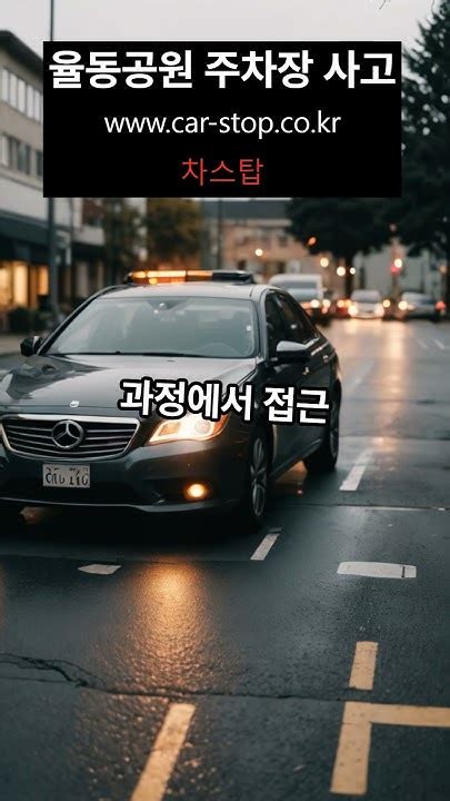 율동공원 주차장 사고 차스탑 교통 안전 교차로 자동차 사고 아파트 주차장 진입로 램프 경고등 반사경 한문철 블랙박스 Youtube