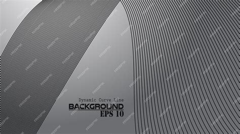 Premium Vector Dynamic Curve Line Abstract Background Vector Image For Backdrop Or Presentation