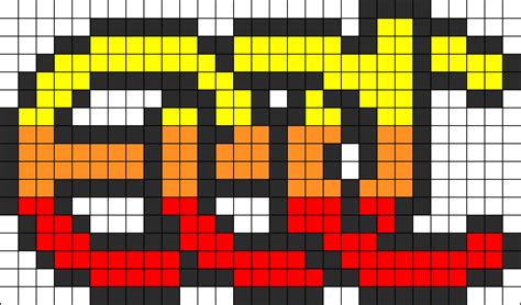 Perler Bead Fire Patterns