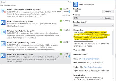 Package Upgrade Dependency With Platform Upgrade Studio Uipath Community Forum