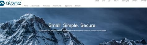 docker alpine lightweight and secure container base os