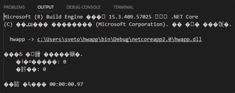 output and debug console don t render utf 8 symbols · issue 33310 · microsoft vscode · github