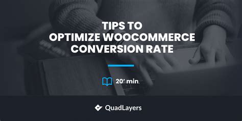 tips to optimize woocommerce conversion rate