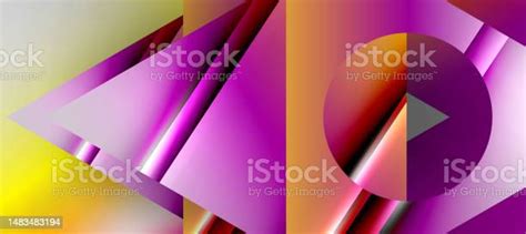 반짝이는 광택 효과가 있는 삼각형 추상적인 배경 배경 화면 배너 배경 카드 책 그림 방문 페이지에 대 한 벡터 일러스트 레이 션 0명에 대한 스톡 벡터 아트 및 기타 이미지