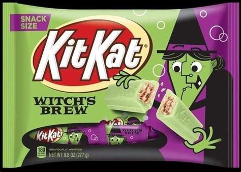 Witchs Brew Kit Kats With Green Creme Coming Soon Kit Kat Snack