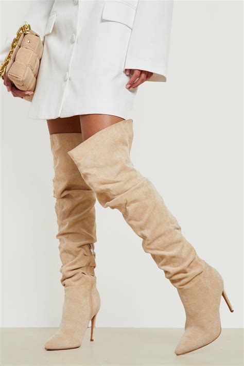Official Store • Wide Width Thigh High Stiletto Boots Clearance Sale At