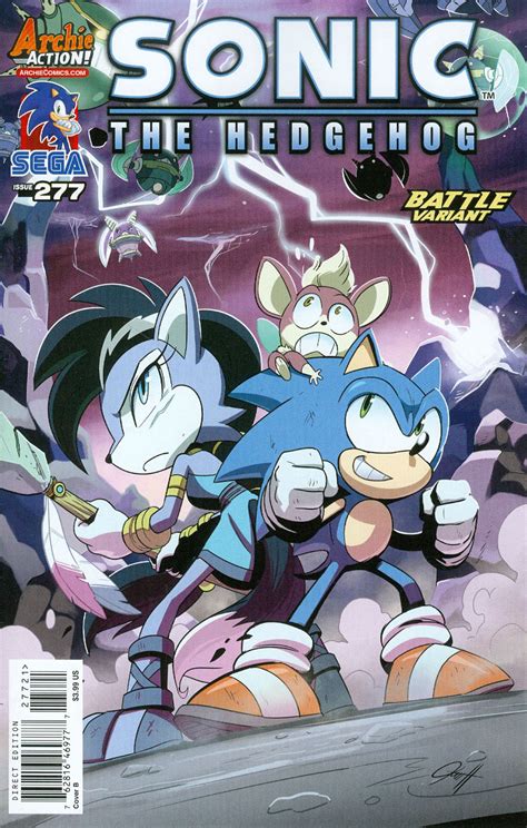 Sonic The Hedgehog Vol 2 277 Cover B Variant Tyson Hesse Battle Cover