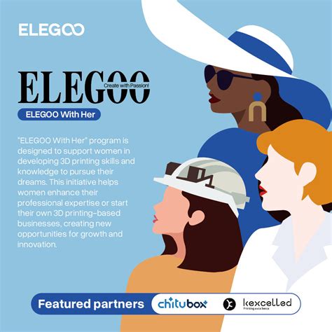 Elegoo Launches Elegoo With Her Program At Formnext 2024 Empowering Elegoo Official