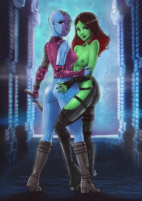 Gamora And Nebula Pic Gamora And Nebula Pic