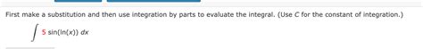 solved first make a substitution and then use integration by