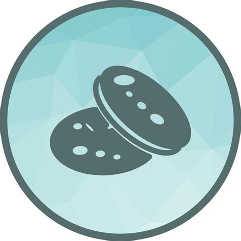 Cookies Low Poly Background Icon 16710799 Vector Art At Vecteezy