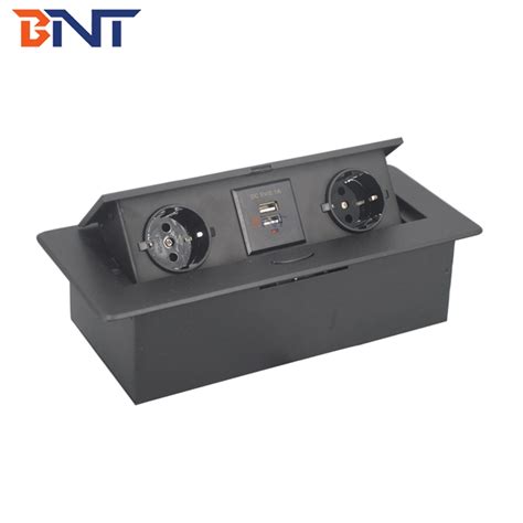 Flushed Mounting Hidden Socket Desktop Pop Up Socket Power Socket Box With Build In Franch Euro