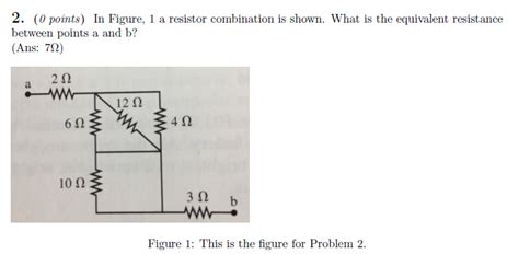 Solved Points In Figure A Resistor Combination Is Chegg Com