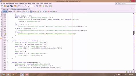 Program Algoritma Genetika Mencari Induk Terbaik Dengan Java Netbeans Youtube