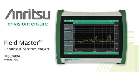 Anritsu Introduces Multi Functional Spectrum Analyzer From 9 Khz To 4 Ghz For 5g Lte Network