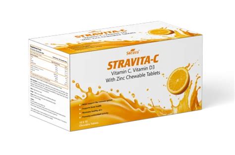 Stravita C Vitamin C Chewable Tablets At ₹ 200 Stripe Vitamin C Tablet In Bavla Id