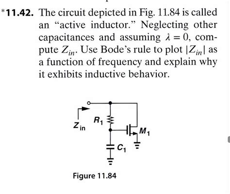 Solved 42 The Circuit Depicted In Fig 1184 Is Called An