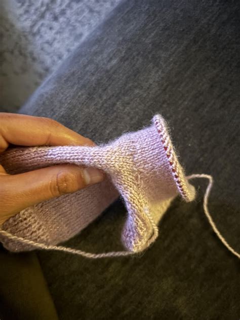 Knitting Row Indentation After Sock Heel Rknitting