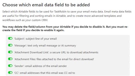 Save Emails To Airtable With Field Automation Taskrobin Blog