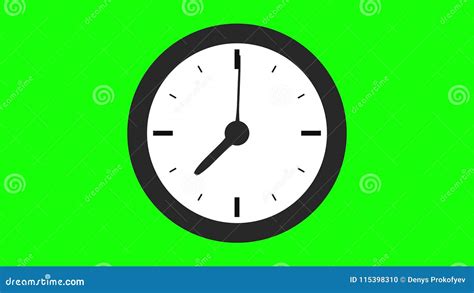 Real Time Clock Animation Stock Footage Video Of Animation 115398310