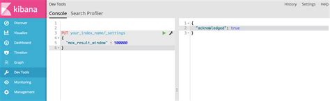 elasticsearch 2 1 result window is too large index max result window