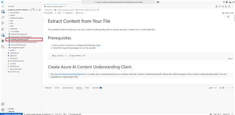 Github Azure Samplesazure Ai Content Understanding Python · Github