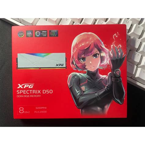 ADATA XPG Gaming RAM Spectrix D50 RGB DDR4 3200mhz 8GBx2 Sealed Box Shopee Malaysia