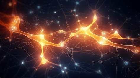 Premium Ai Image Brain Stimulation Activity With Neuron Closeup Microscpoe Illustration