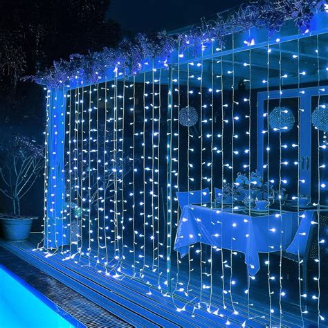 Dazzle Bright 300 Led Curtain String Lights Christmas