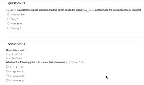 Solved Mydate Is A Datetime Object Which Formatting Option