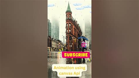 Coding Frontenddev Building Animation Using Canvas Api Youtube