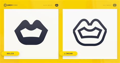 Mouth Icon · Duotone · Coreui Icons · Svg Javascript Typescript And Webfont