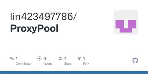GitHub Lin423497786 ProxyPool