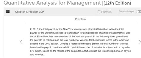 Solved Quantitative Analysis For Management 12th Edition E