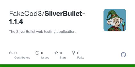 GitHub FakeCod SilverBullet The SilverBullet Web Testing Application