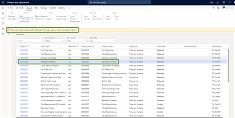 Some New Improved Features In Project Accounting Module In Dynamics 365 For Finance And