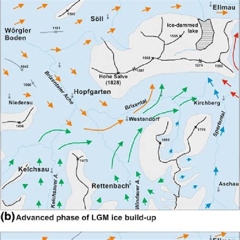 Ice Flow Model From The Ice Build Up Phase To The Climax Of The LGM A Download Scientific