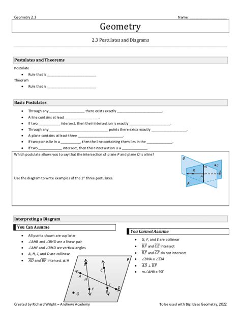 Fillable Online Geometry Definitions Postulates And Theorems Fax Email Print PdfFiller